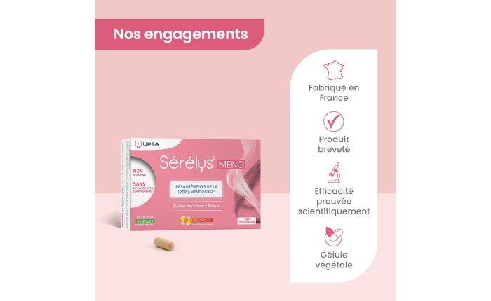 Sérélys MENO - Complément alimentaire ménopause périménopause