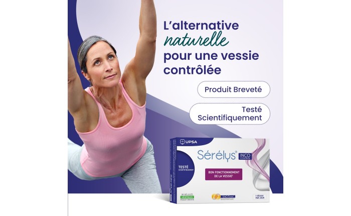 Complément alimentaire Fuites urinaires - Sérélys INCO CONTROL