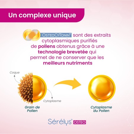 Complément alimentaire capital osseux Ménopause - Sérélys OSTEO