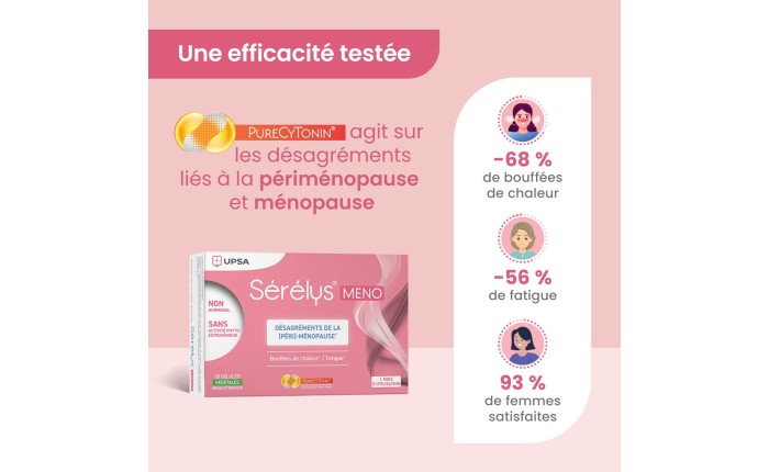 Sérélys MENO - Complément alimentaire ménopause périménopause